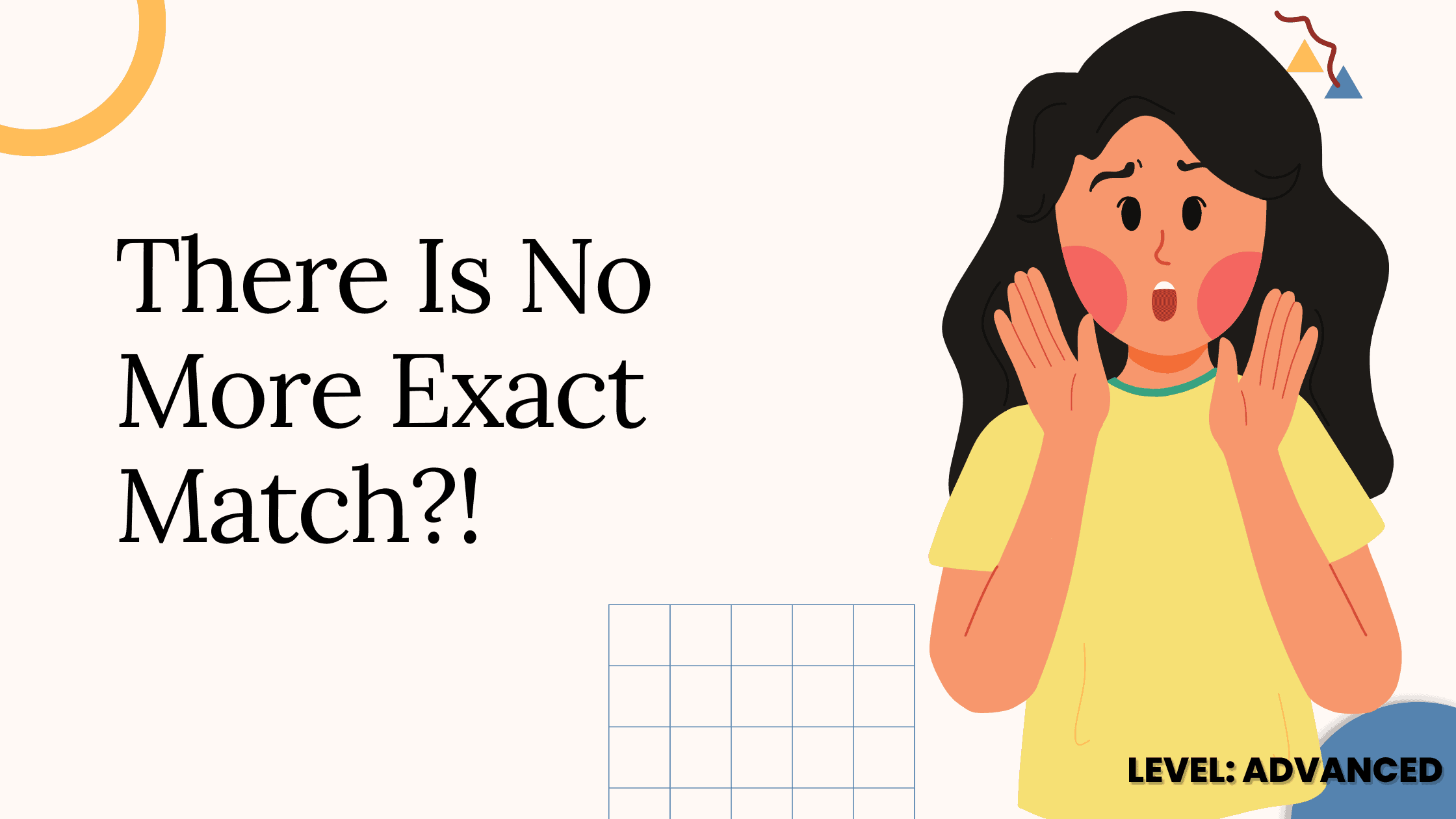 There Is No More Exact Match?! - Signalytics